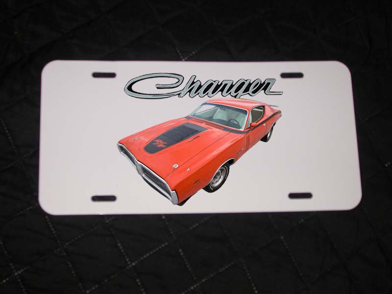 NEW 1971 Dodge Charger RT License Plate FREE SHIPPING!