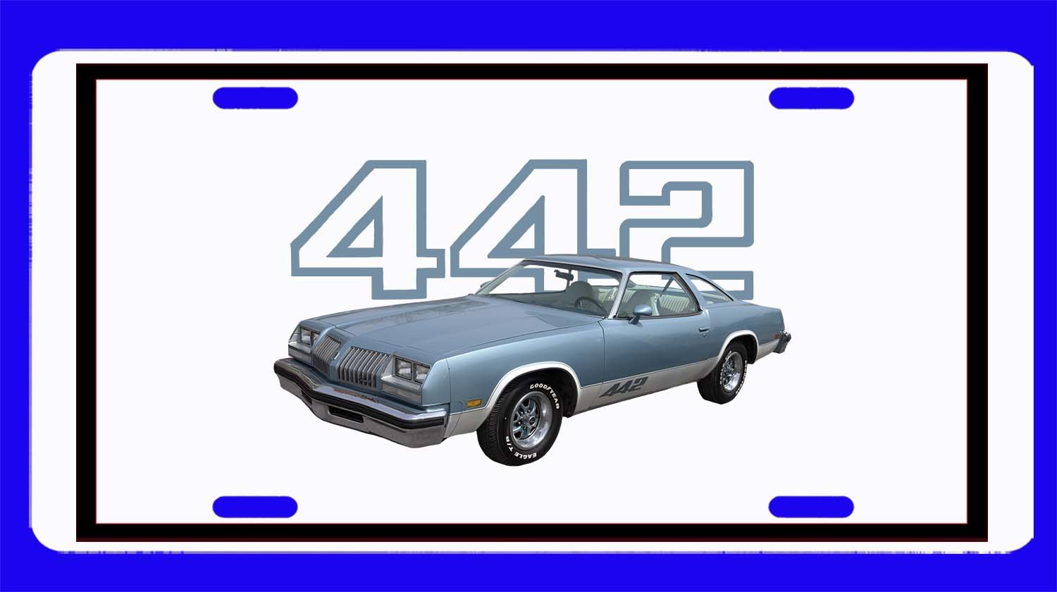 NEW 1976 Olds Cutlass 442 License Plate FREE SHIPPING!