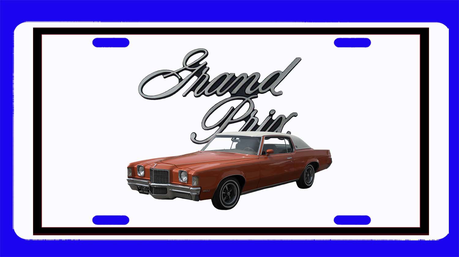 NEW 1970 Pontiac Grand Prix License Plate FREE SHIPPING!