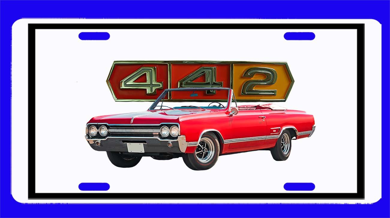 NEW 1965 Olds Cutlass 442 License Plate FREE SHIPPING!