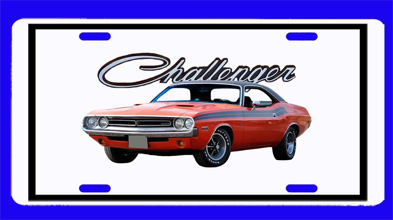 NEW 1971 Dodge Challenger License Plate FREE SHIPPING!