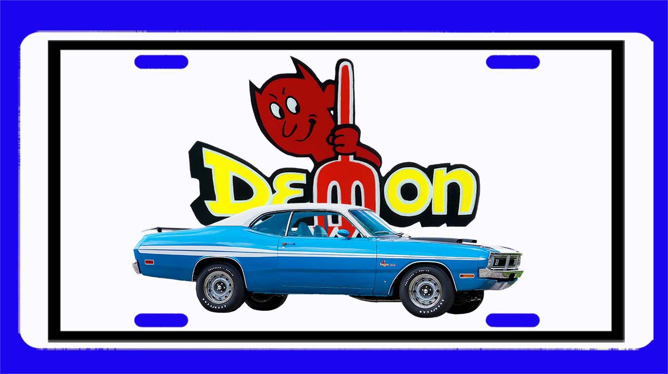 NEW 1971 Dodge Demon License Plate FREE SHIPPING!