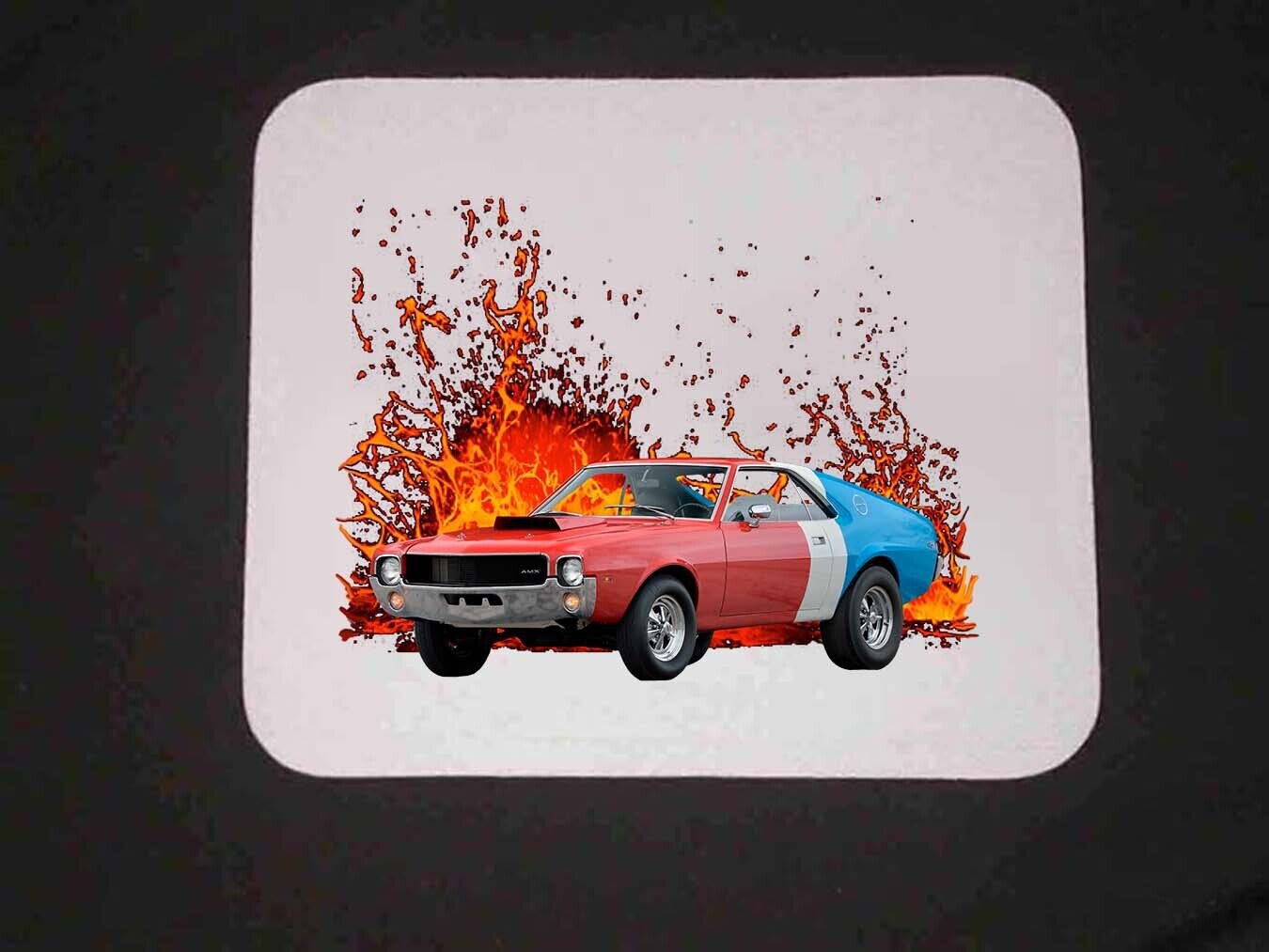NEW 1970 AMC AMX in our lava series Mousepad! FREE SHIPPING!