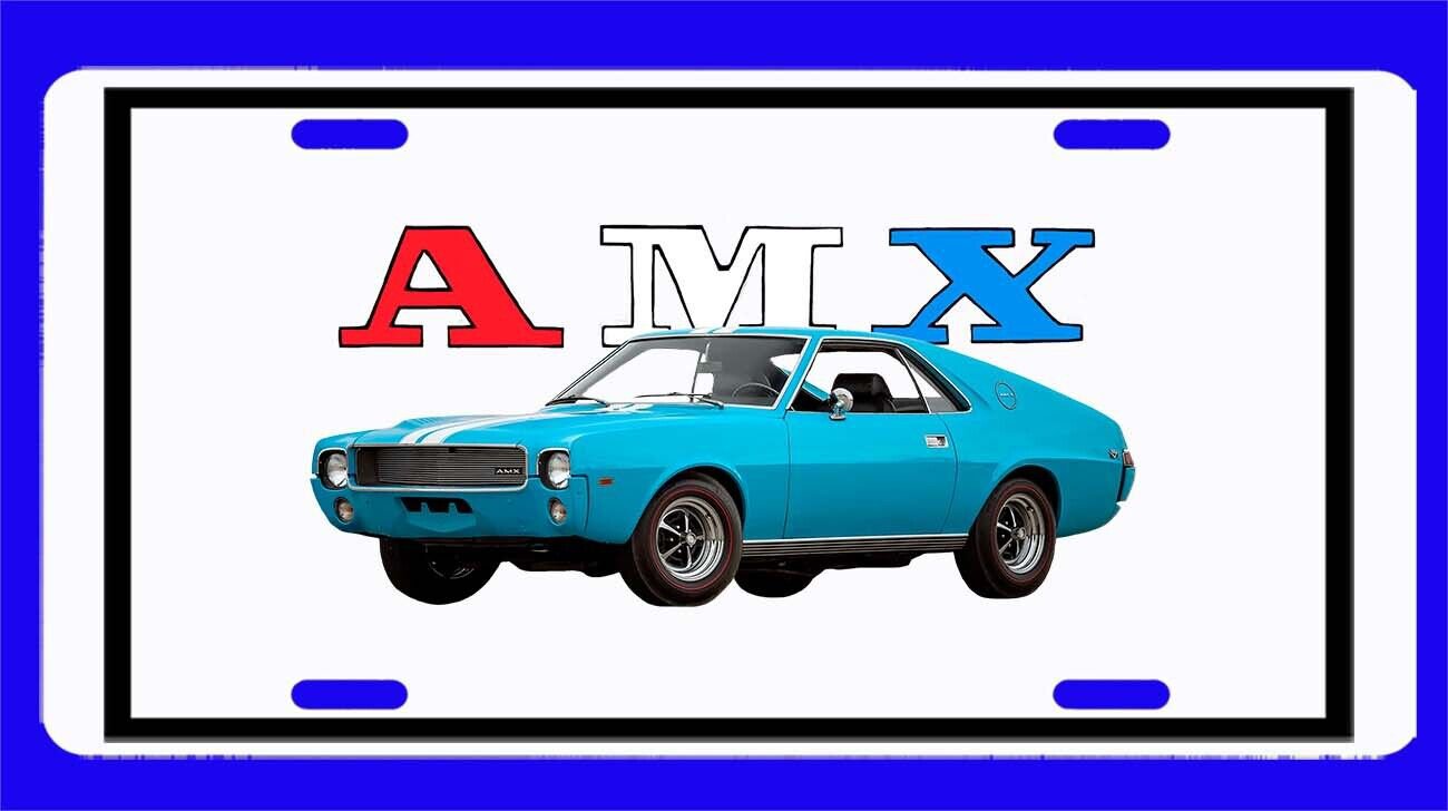 NEW 1969 AMC AMX License Plate!!