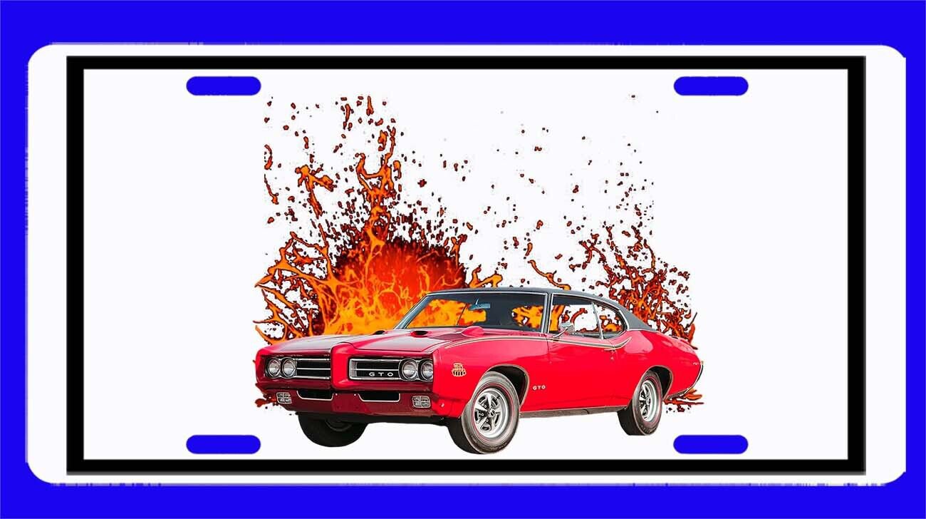 NEW 1969 Pontiac GTO Judge in our lava series License Plate!! FREE ...
