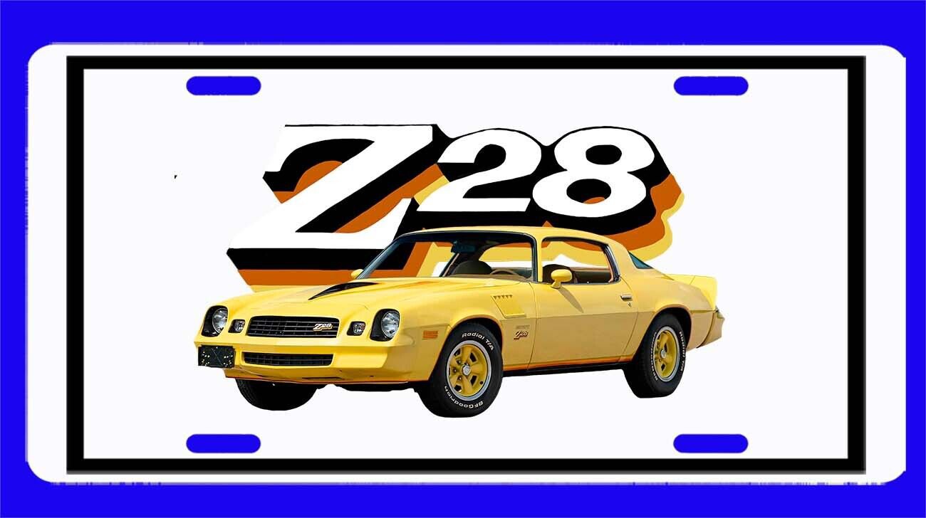 NEW 1978 Chevy Camaro Z28 License Plate FREE SHIPPING!