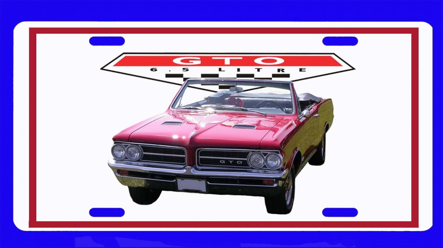 NEW 1964 Pontiac GTO License Plate!! FREE SHIPPING!!