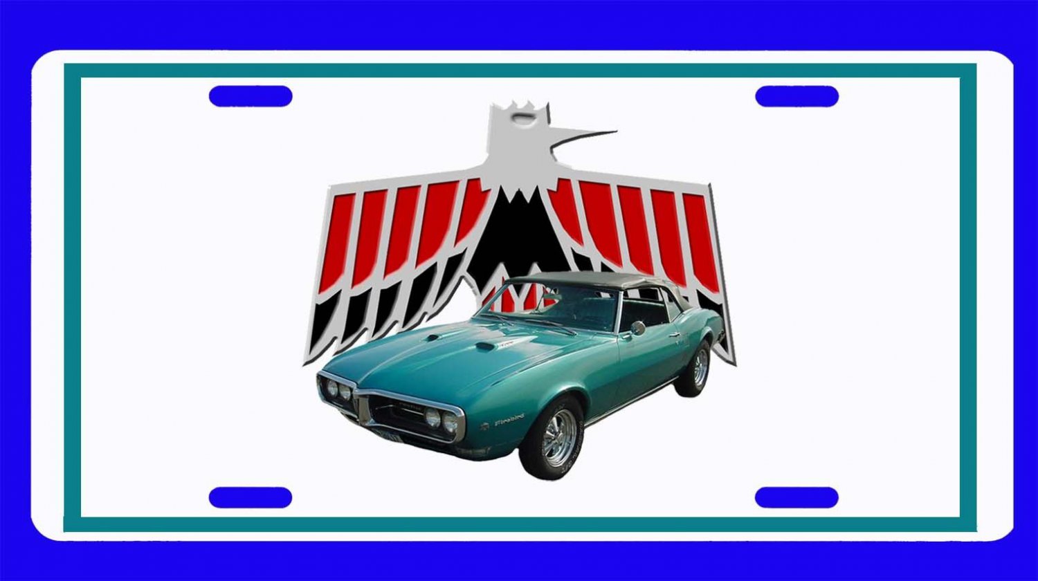 NEW 1968 Pontiac Firebird License Plate!! FREE SHIPPING!!