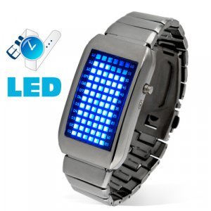 The One Kelvin - Japanese Style Mid-Sized Blue LED Watch New