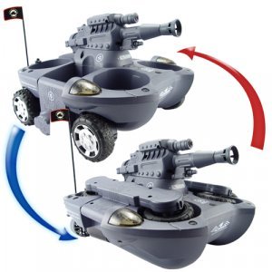 Radio Control Amphibious Transformer Toy RC Tank (220V) New