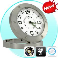 Spy Camera Clock (Motion Detection, 30FPS, Pinhole Lens)