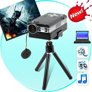 Pico Pro - Mini Projector For Laptops (VGA, SD, A/V, 800x600)