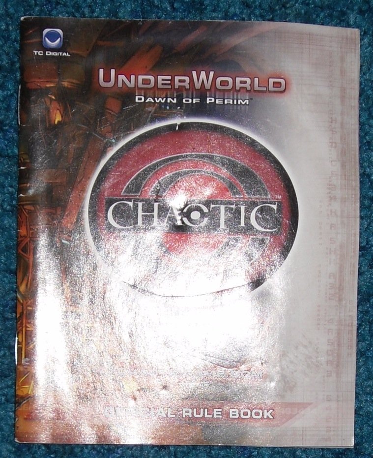 Chaotic Rule Book Trading Card Game