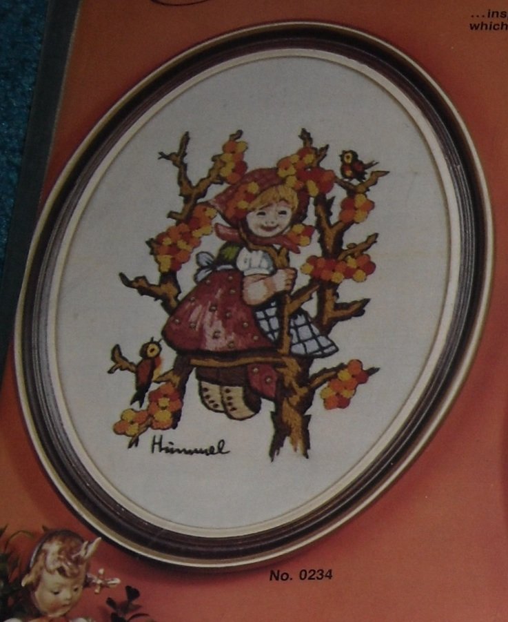 Hummel Stitchery Embroidery kit Paragon Needle Craft 1975