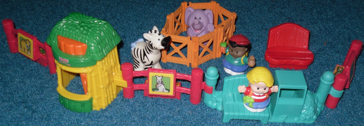 Little People Zoo Set Elephant Zebra Fisher Price