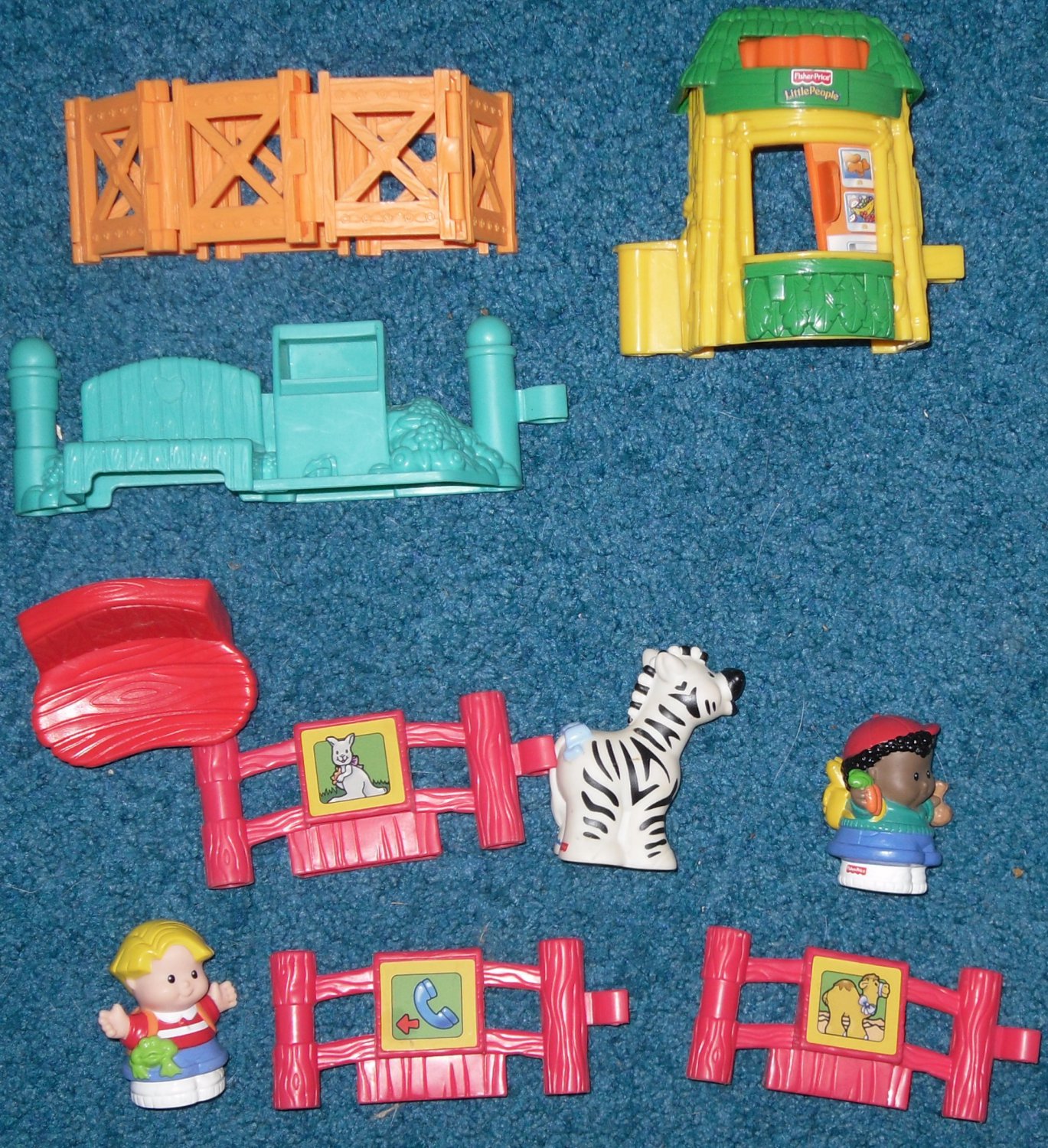 Little People Zoo Set Elephant Zebra Fisher Price
