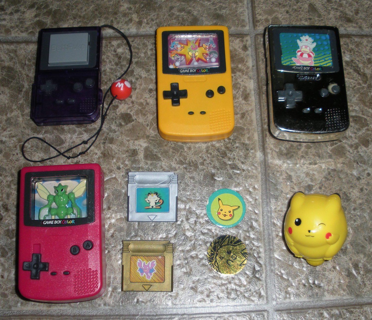Pokemon Burger King Game Boy Toys, Batt Poke Tomy