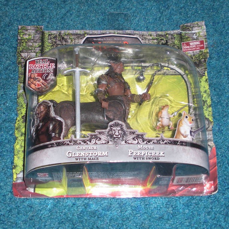 Narnia Prince Caspian Centaur Glenstorm Mouse Peepiceek Figure