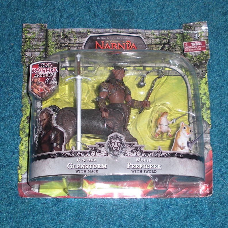 Narnia Prince Caspian Centaur Glenstorm Mouse Peepiceek Figure