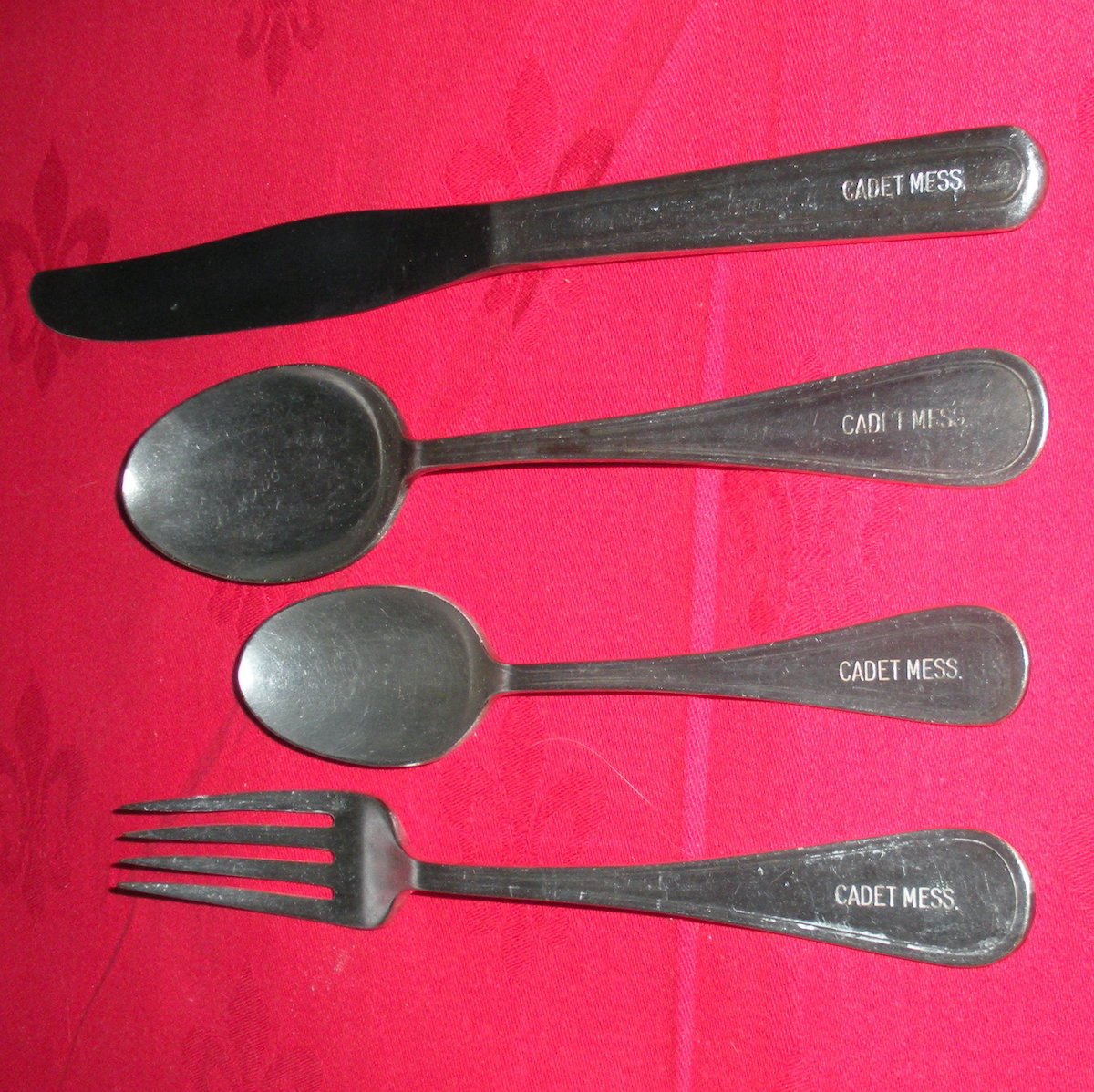 Cadet Mess International Silver Co Military Utensils West Point Silver ...