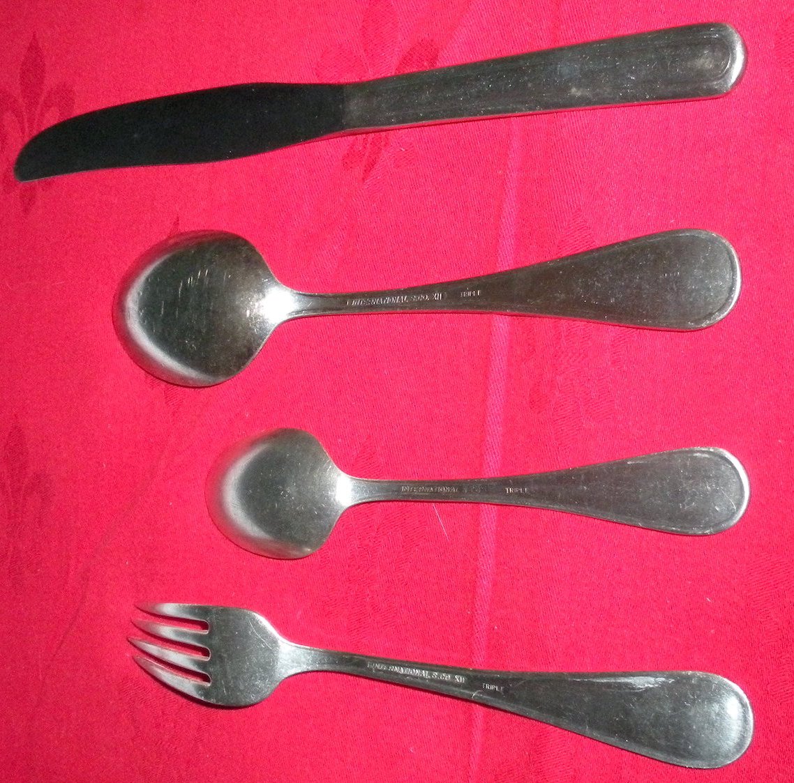 Cadet Mess International Silver Co Military Utensils West Point Silver ...