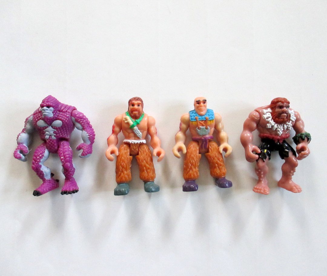 4 Cavemen Figures Fisher Price Imaginext