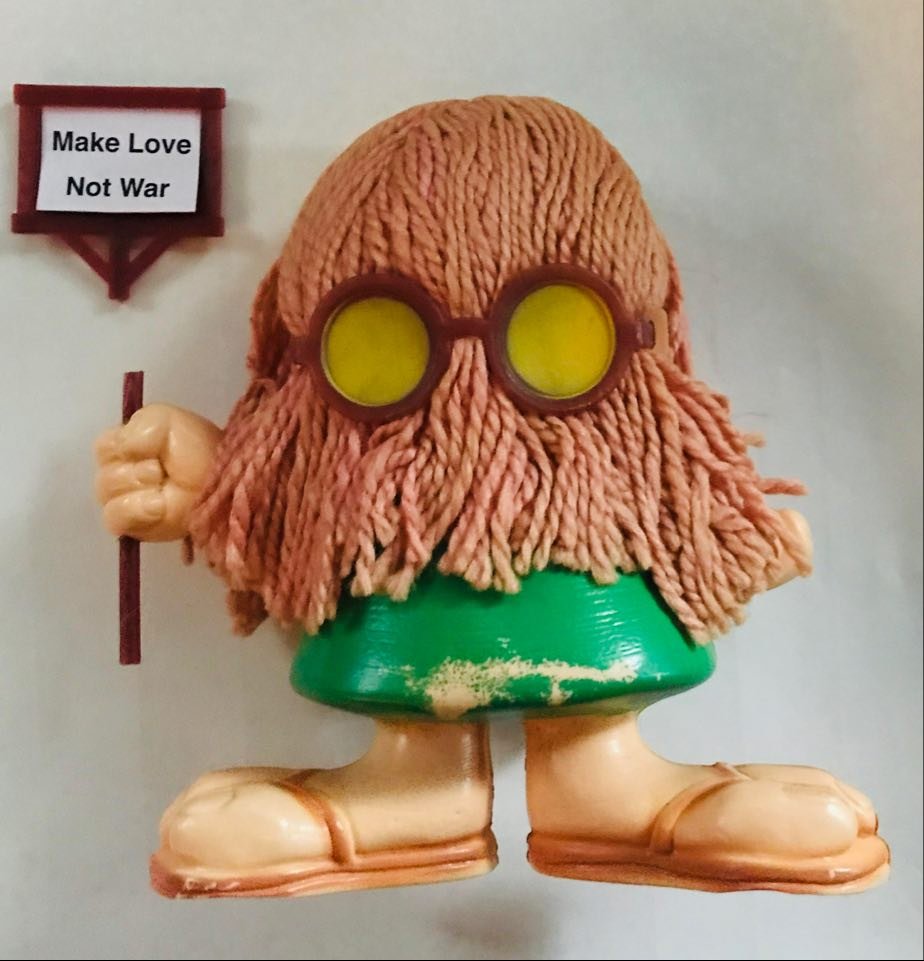 Transogram Hippie Plastic Figure from Lloyd Thaxton Show