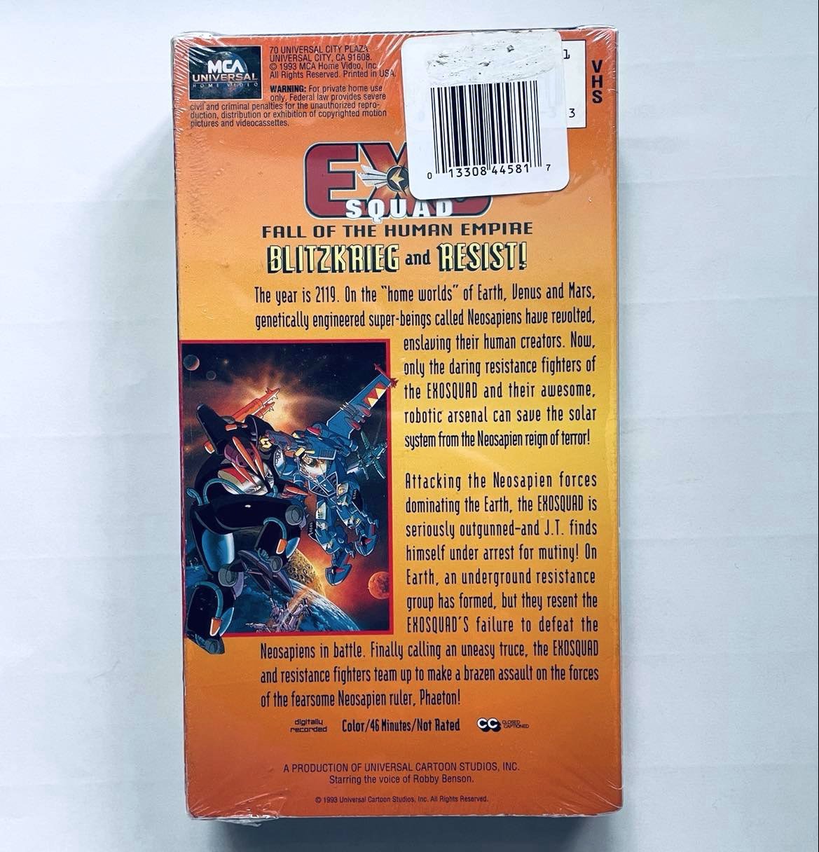 Exo Squad Cartoon VHS