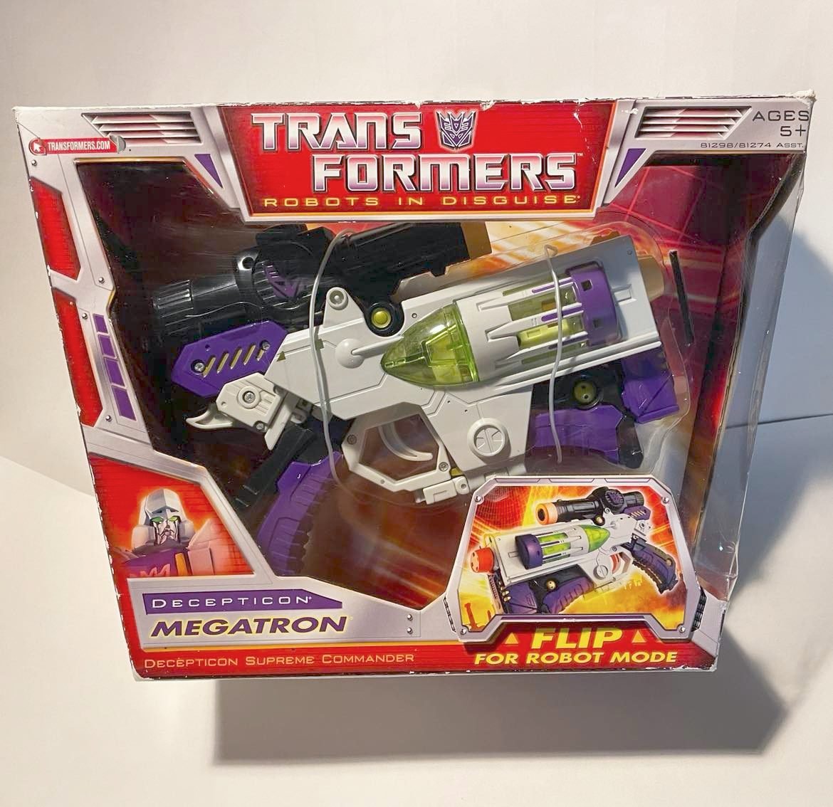 Transformers Megatron Fusion Blaster Robot Figure 2006