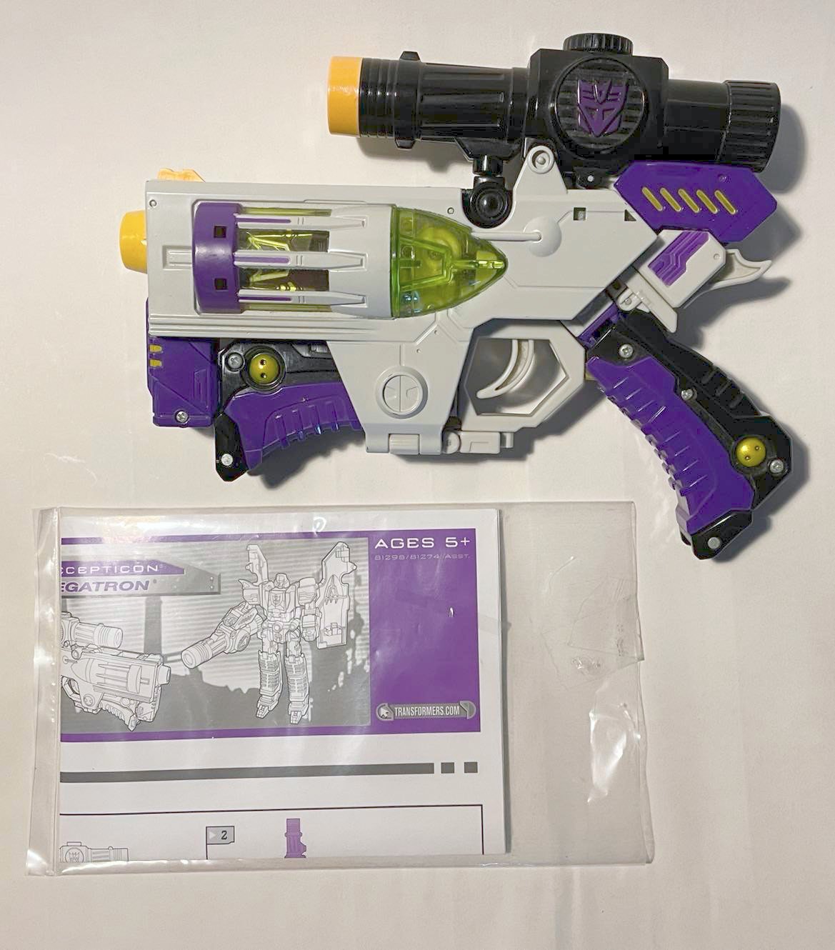 Transformers Megatron Fusion Blaster Robot Figure 2006