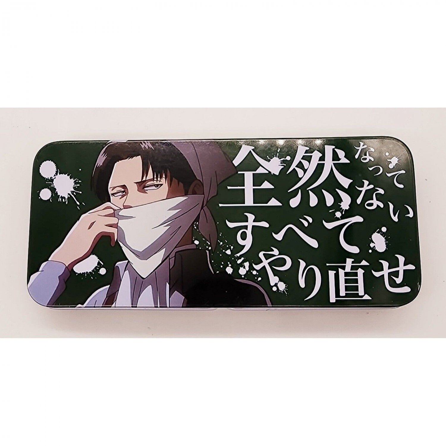 Attack on Titan Levi Ackerman Pencil Tin Case