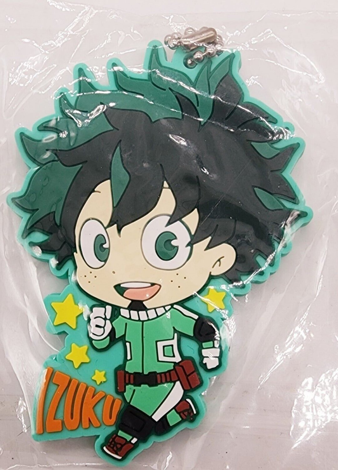 My Hero Academia Izuku Midoriya Deku Rubber Keychain