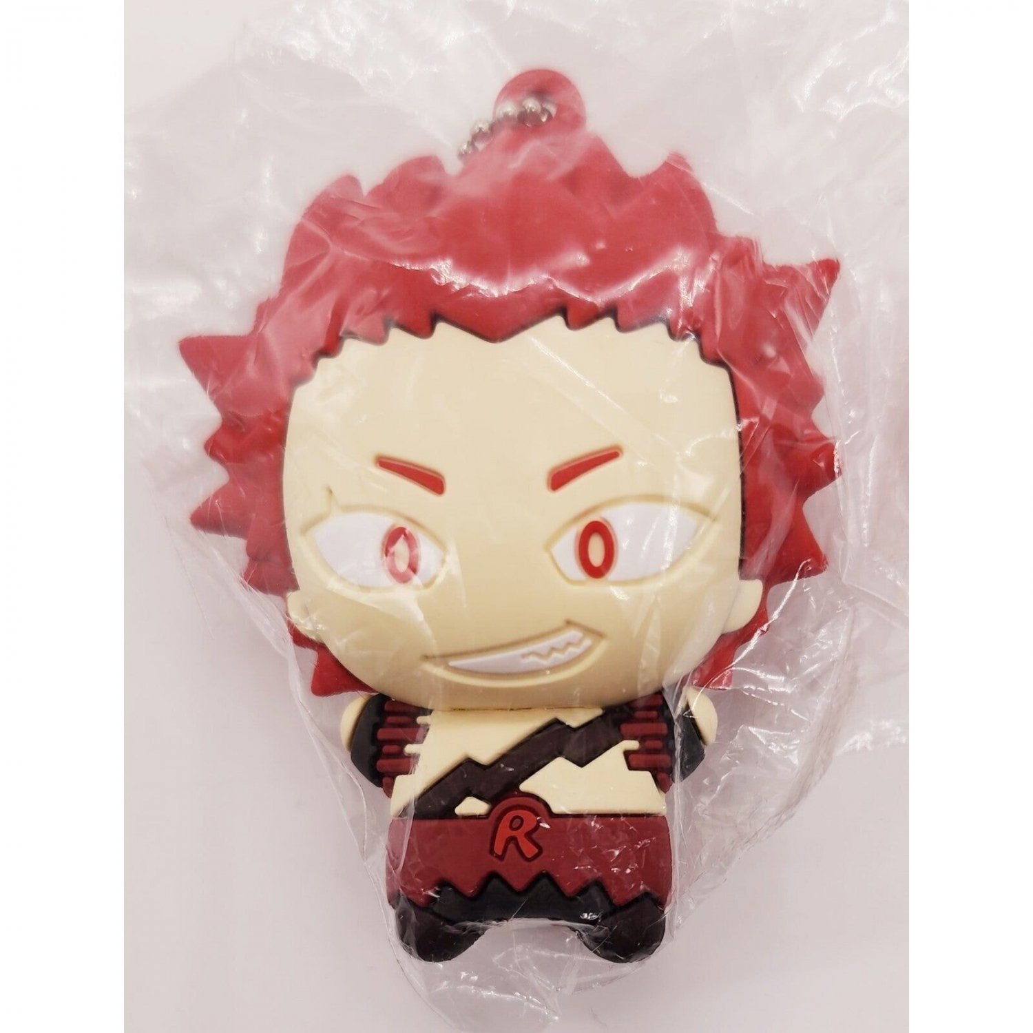 My Hero Academia Eijiro Kirishima Chibigurumi Rubber Mascot Keychain