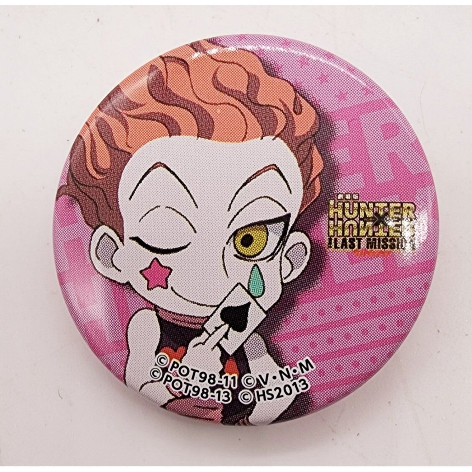 Hunter x Hunter Hisoka Mini Can Badge *US SELLER*