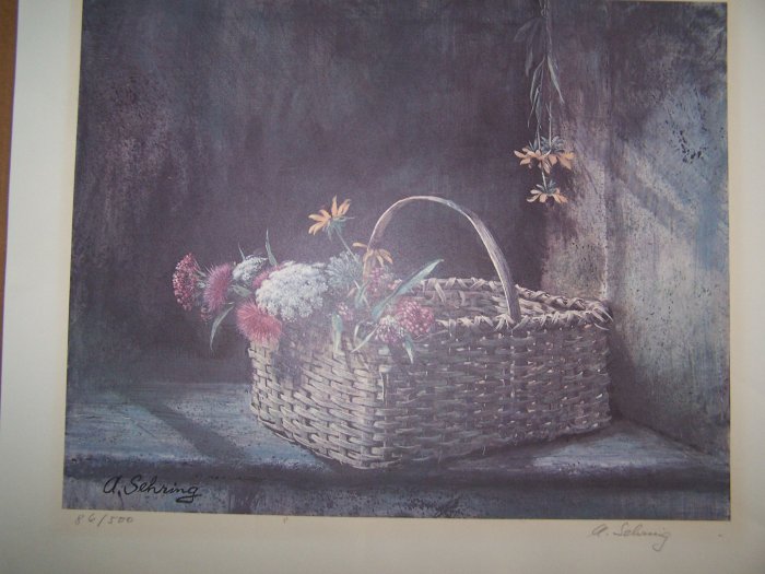 Rare Lithograph Adolph Sehring