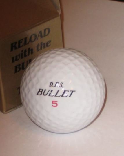 NEW BULLET D.F.S. Golf Ball in Box New Designed For Seniors