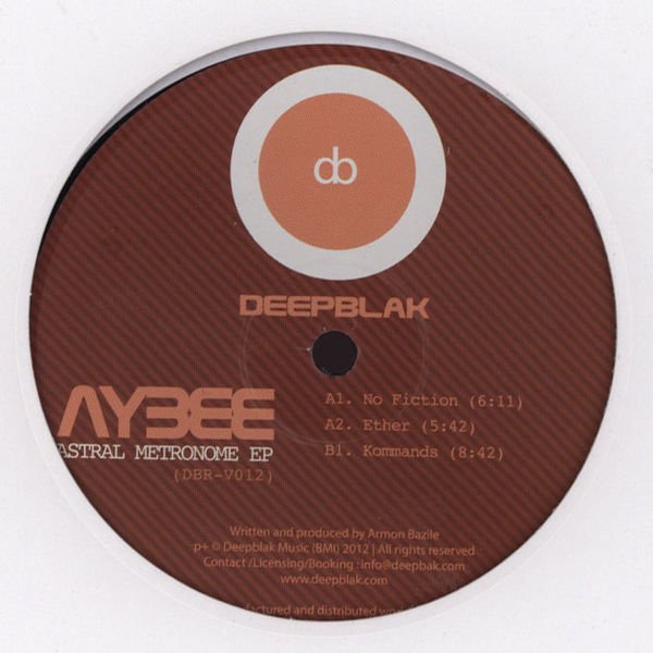 DBRV012 - Aybee - Astral Metronome EP (12") DEEPBLAK