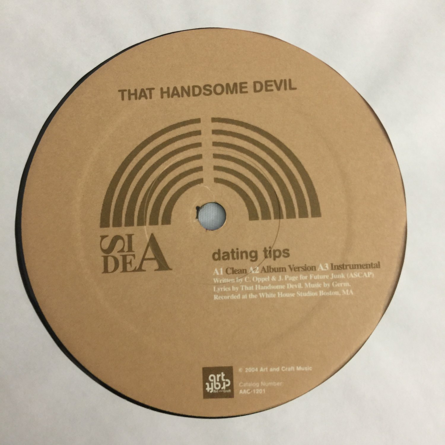 AAC1201 - That Handsome Devil - Dating Tips / How To Get Money (12 ...