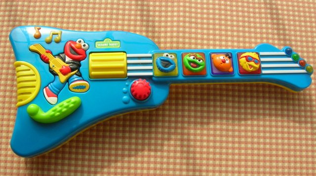 Sesame Street Elmo Rock & Roll Electric Musical Guitar Toy