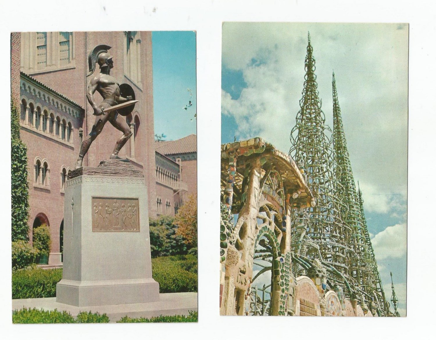 Vintage Postcards Los Angeles, California, Good Condition