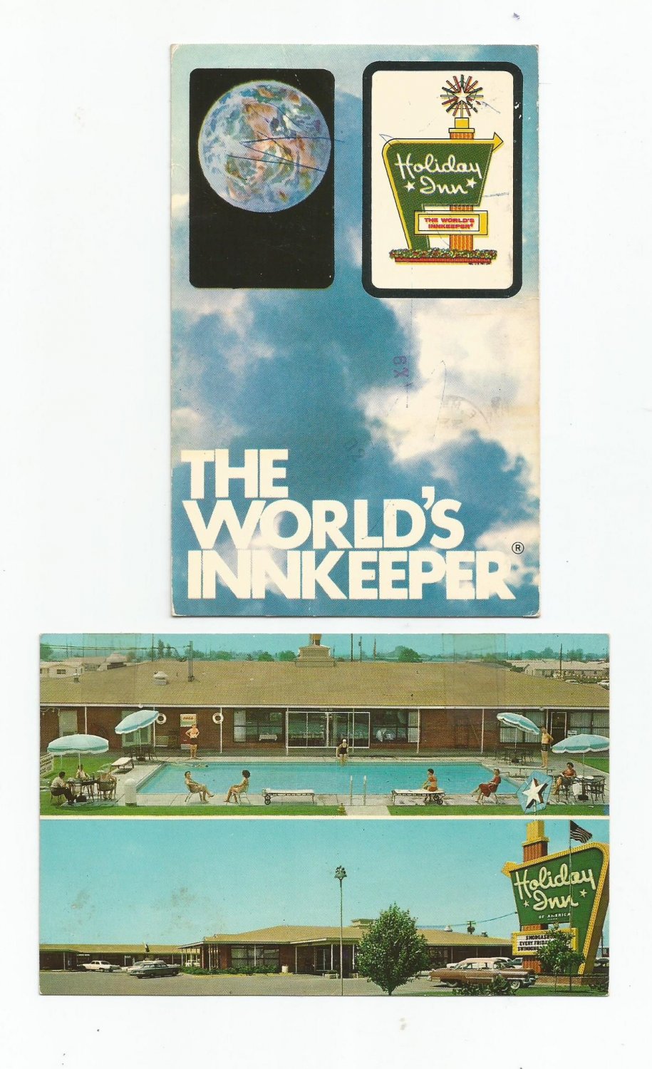 Vintage Postcards Holiday Inn, Greeneville, Mississipi Good Condition