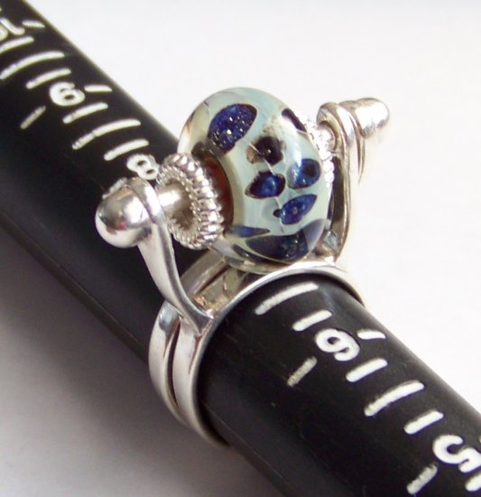 Geode - Sterling Silver Pandora Bead Ring - (UH653 )