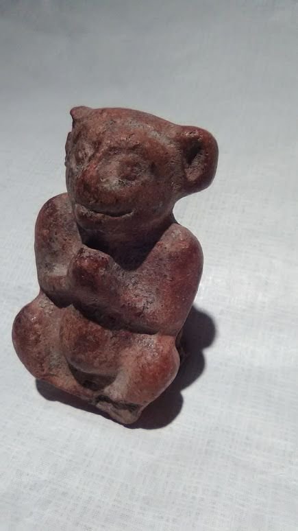 300-200 BC Mauryan Empire Terracotta Monkey Figure