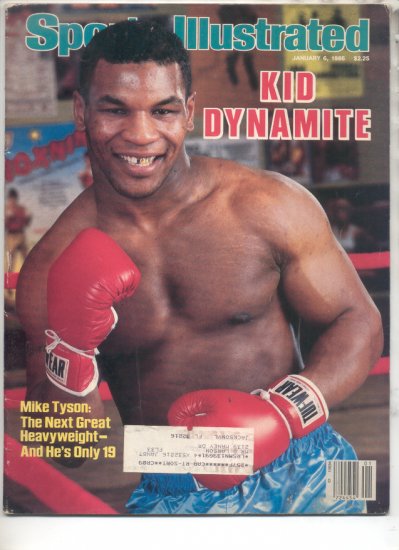 * 1986 SPORTS ILLUSTRATED MIKE TYSON KID DYNAMITE