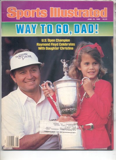 * 1986 SPORTS ILLUSTRATED RAYMOND FLOYD CHRISTINA FLOYD