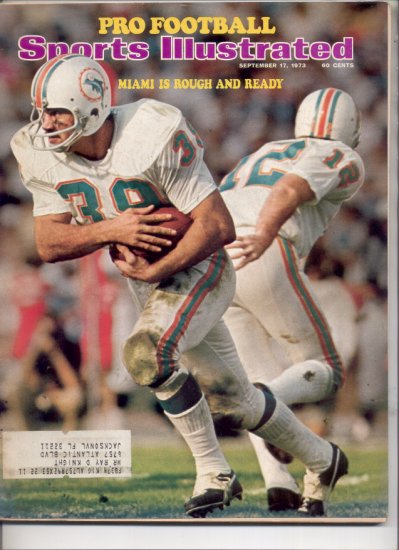 1973 SPORTS ILLUSTRATE D MIAMI DOLPHINS ROUGH AND READY