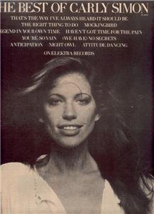 1976 CARLY SIMON THE BEST OF POSTER TYPE AD