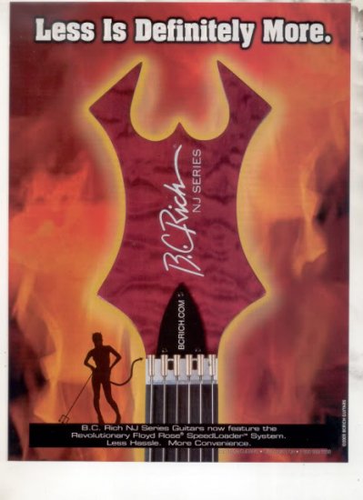 * BC RICH NJ SERIES GUITAR AD