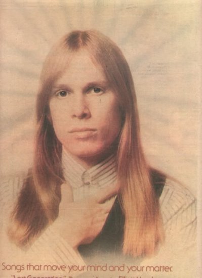 1975 ELLIOTT MURPHY LOST GENERATION POSTER TYPE AD