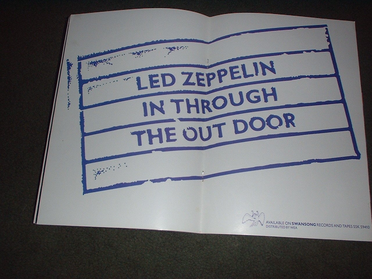 LED ZEPPELIN OFFICIAL TOUR PROGRAM KNEBWORTH 1979